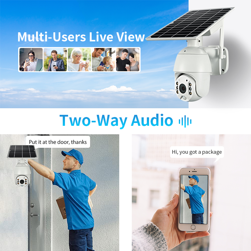 Solar PTZ CCTV Camera Q6 - SunGreat Energy